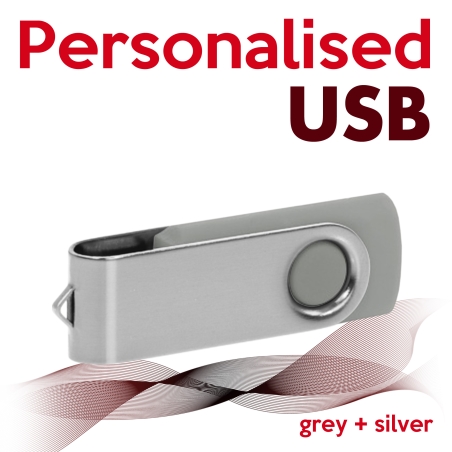 Personalised twist USB memory stick, photography, photo, wedding ...